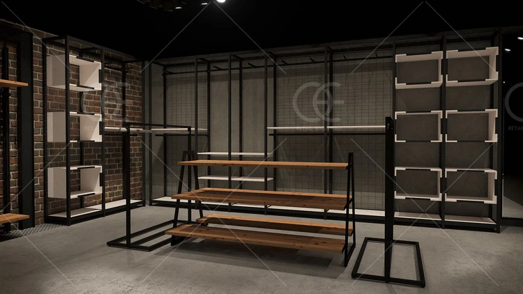 Shop Our Modern Interior Design for Fashion Clothes Display