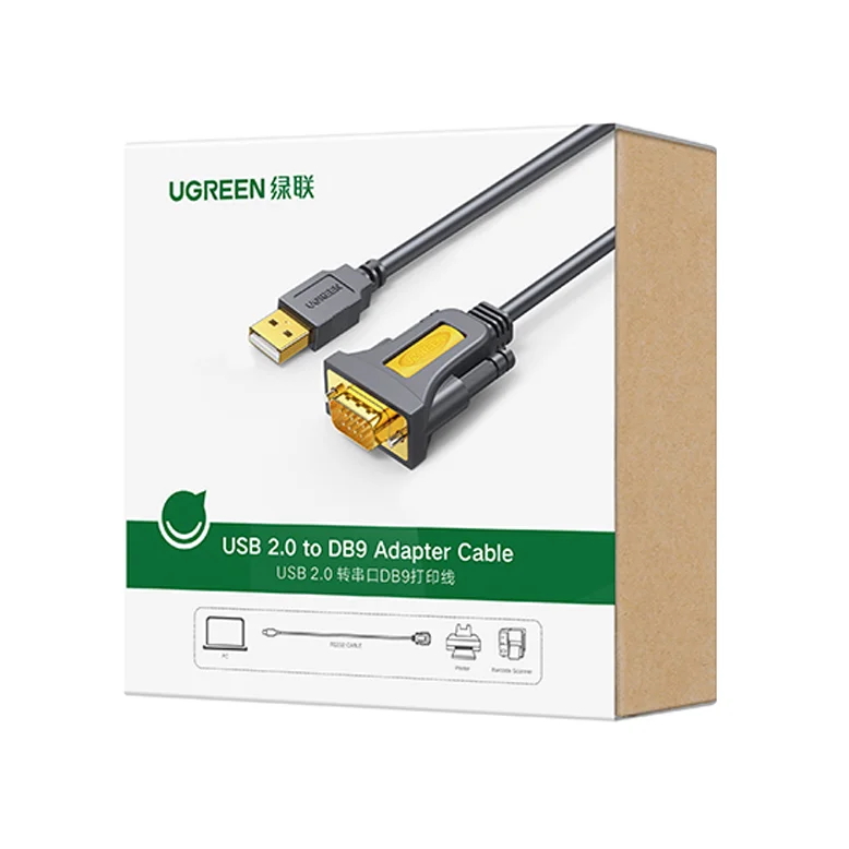 UGREEN USB to RS232 Adapter - Reliable Serial Cable