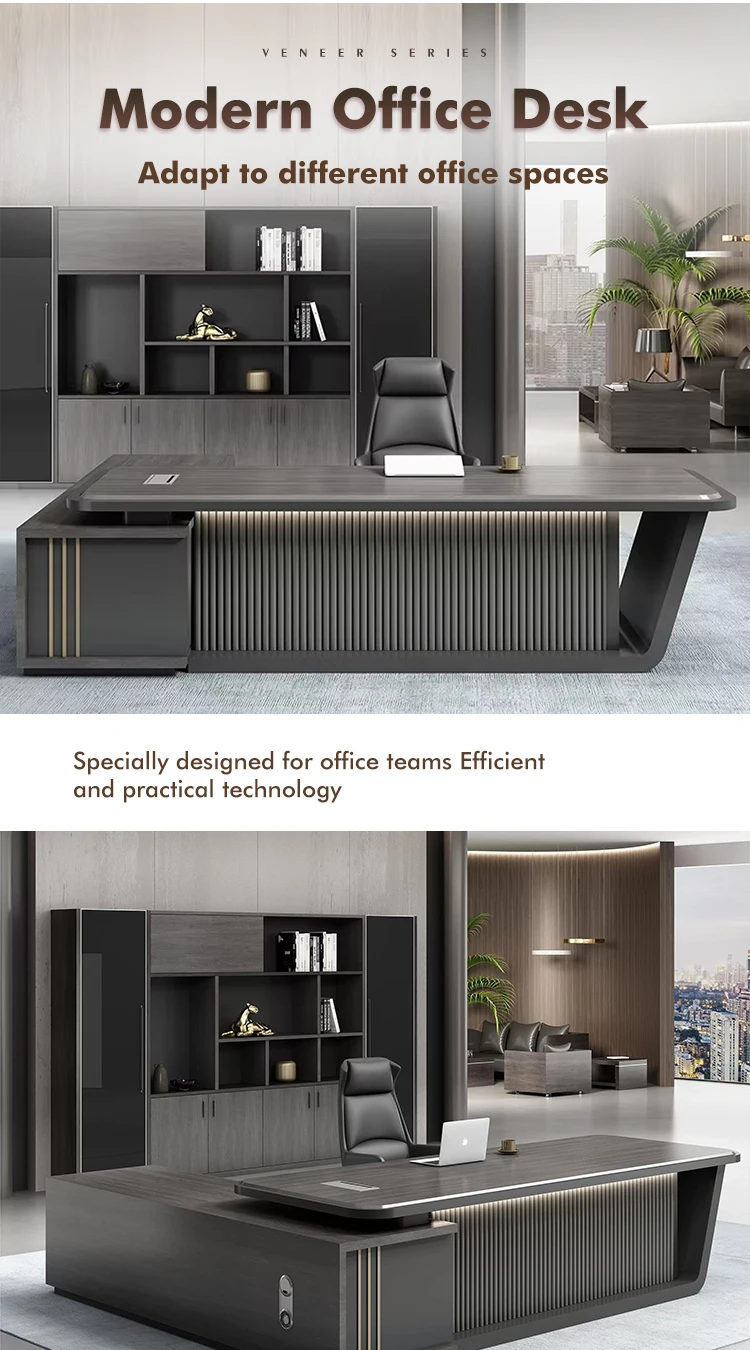 Luxury Big Boss Desk Table Design for Executive Offices