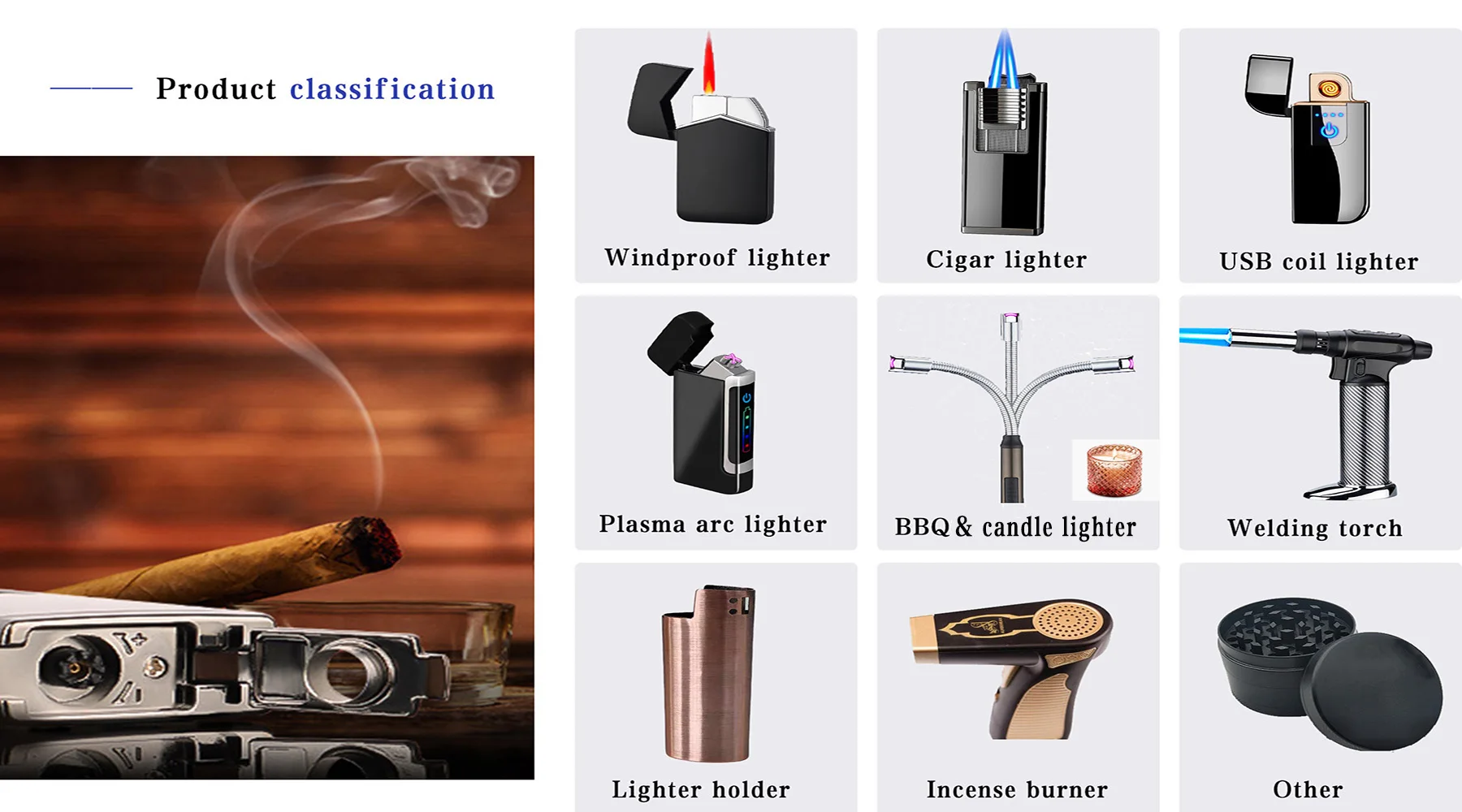 Wenzhou Debang Smoking Set Co., Ltd. - Cooking Lighter, Lighter Sleeve