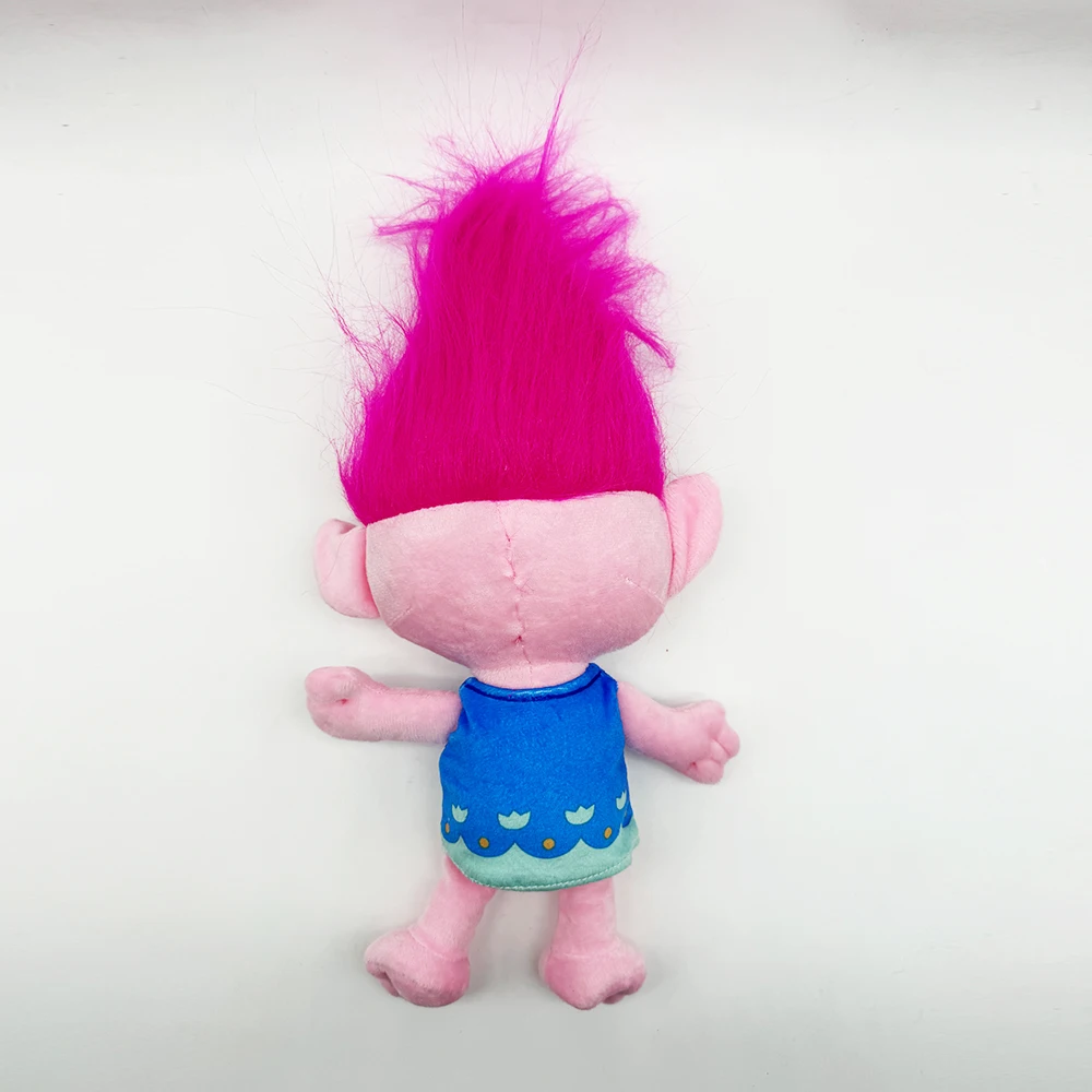Hot Cartoon Trolls Band Together Plush Toys Magic Hair Elf Soft Plusies ...