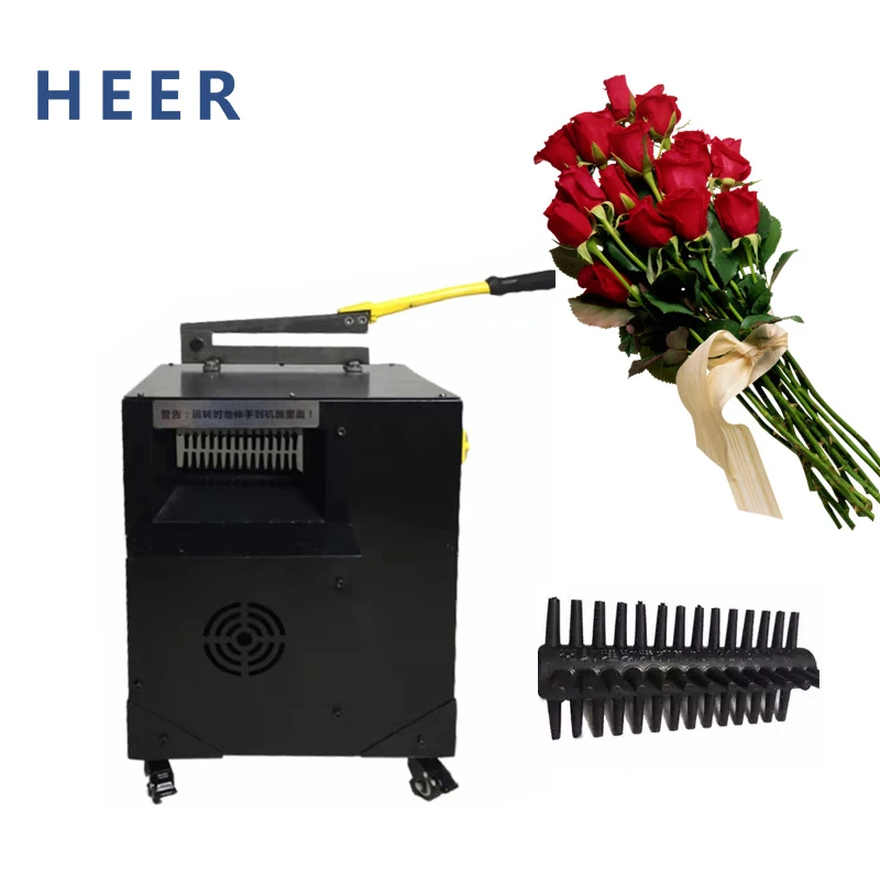 Flower Shop Portable Rose Stem Cutting Machine Rose Flower Leaf Thorn ...