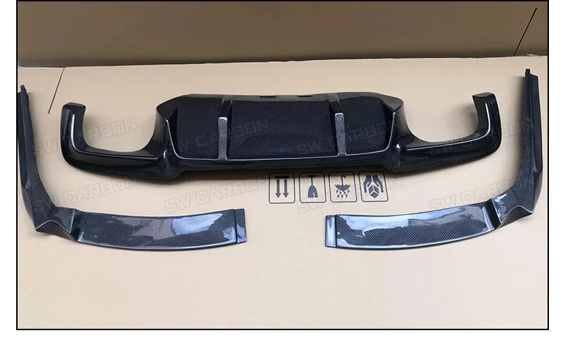 PSM Style Carbon Fiber F10 Rear Diffuser for BMW F10 M5