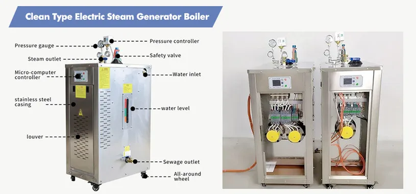 Stainless Steel Electric Clean Steam Generators - High Efficiency