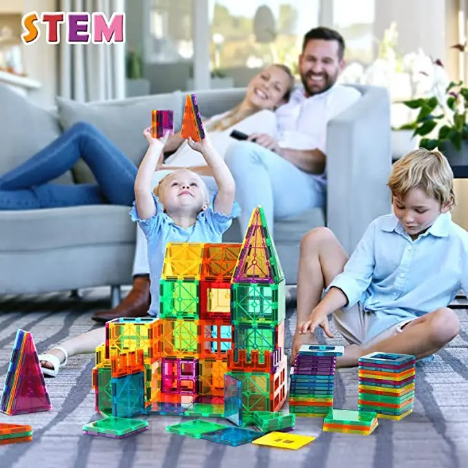 Custom Ce Magnet Baby Safety Blocks Building Set Magnetic Tiles Stem ...