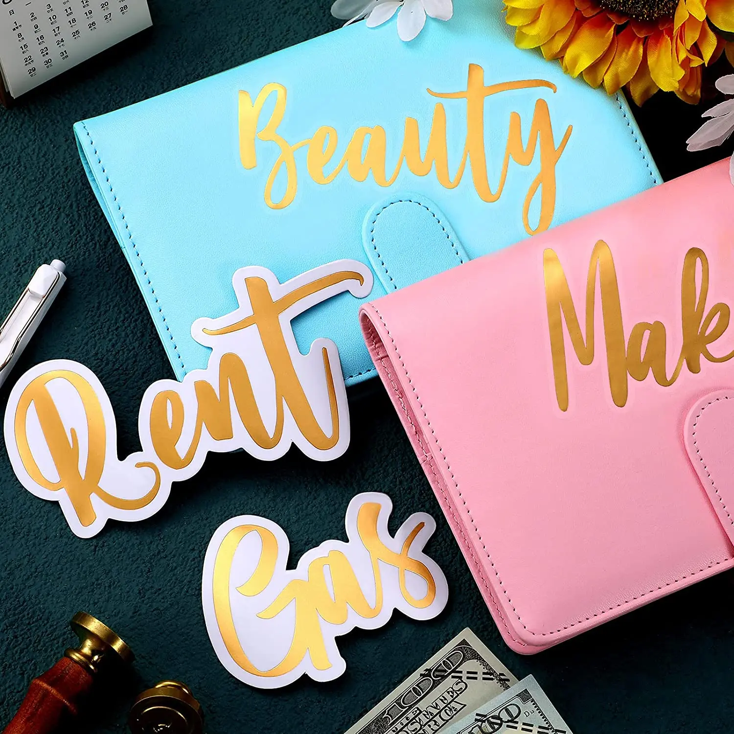 Custom Printing Financial Budget Planner Stickers Cash Organizer Cash ...