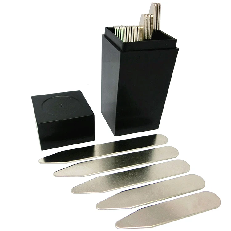 40pcs In 1 Set Collar Support With Black Box Dress Shirts Collar ...