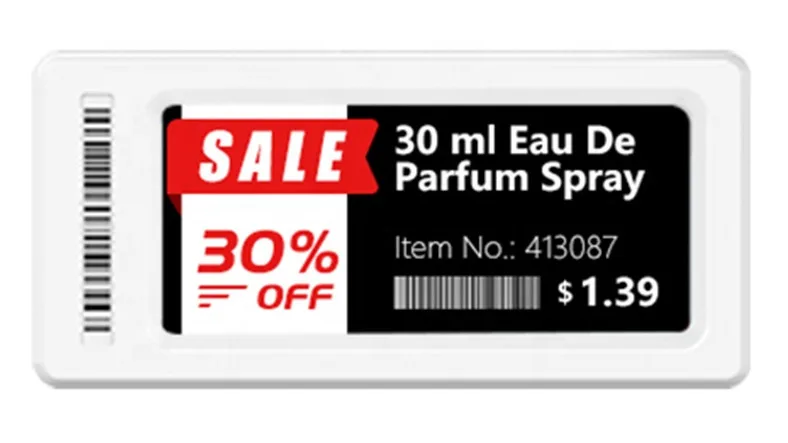 Yala 2.9 Inch E Ink Tag Supermarket Digital Price Tag Electronic Shelf ...