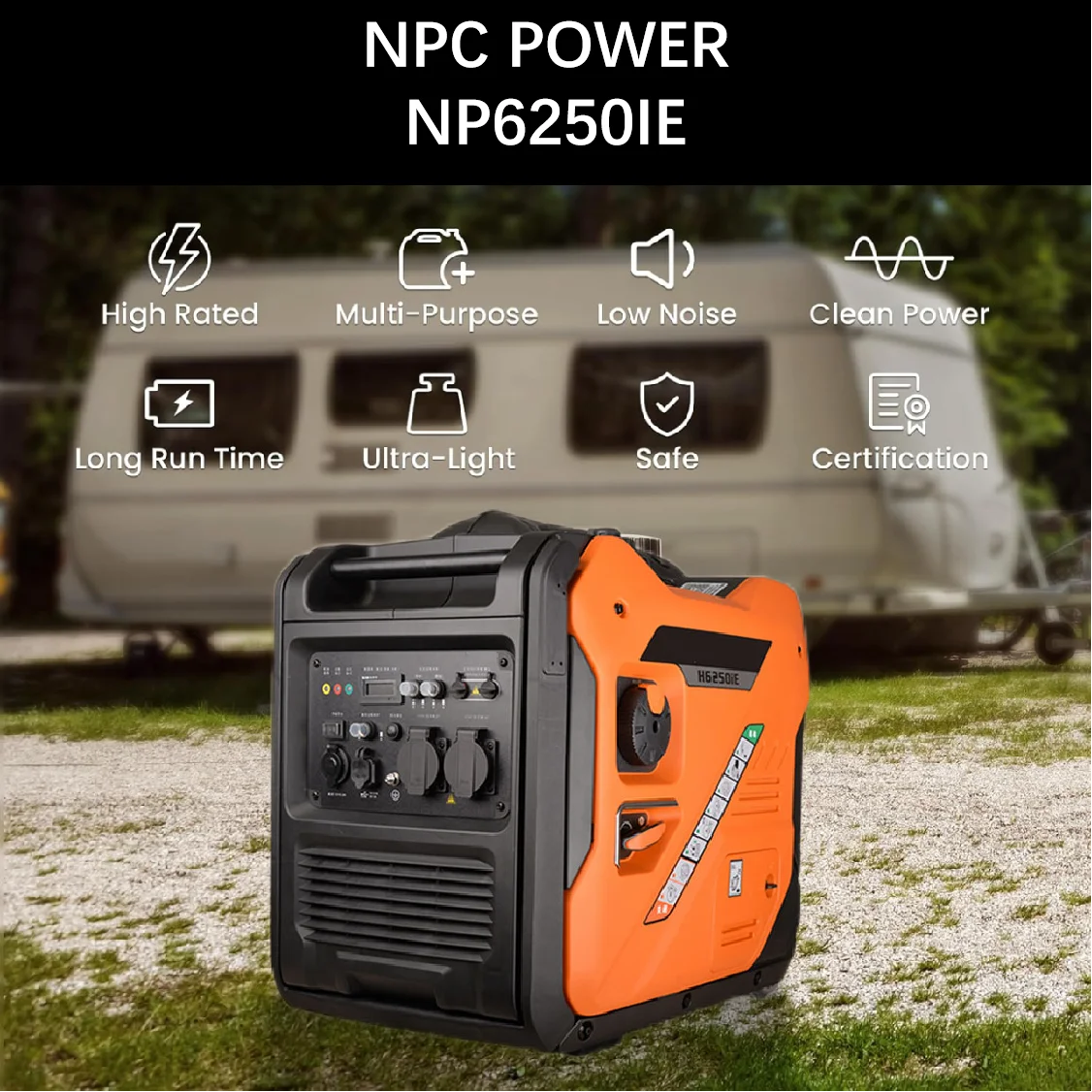NPC 1.8kw - 5kva Portable Inverter Generators for Home Use