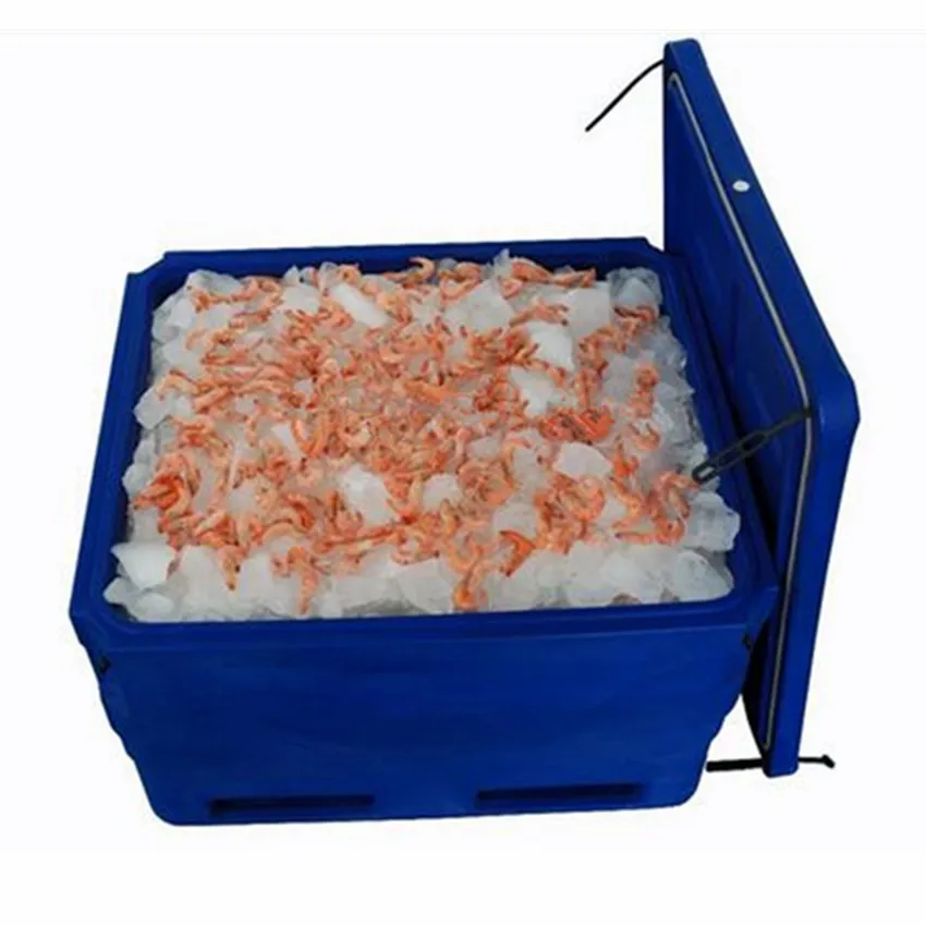 Cold Chain Logistics 1000l Seafood Processing Cooler Box Insulated Fish ...
