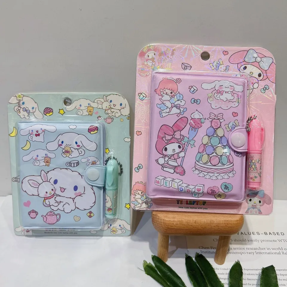 San-rio Kuromi Mymelody Cinnamoroll Pompompurin Notebook Children's ...