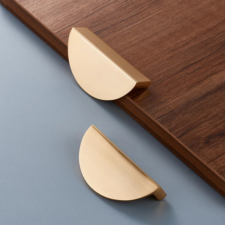 Modern Bedroom Home Furniture Hardware Half Moon Cabinet Handle Half ...