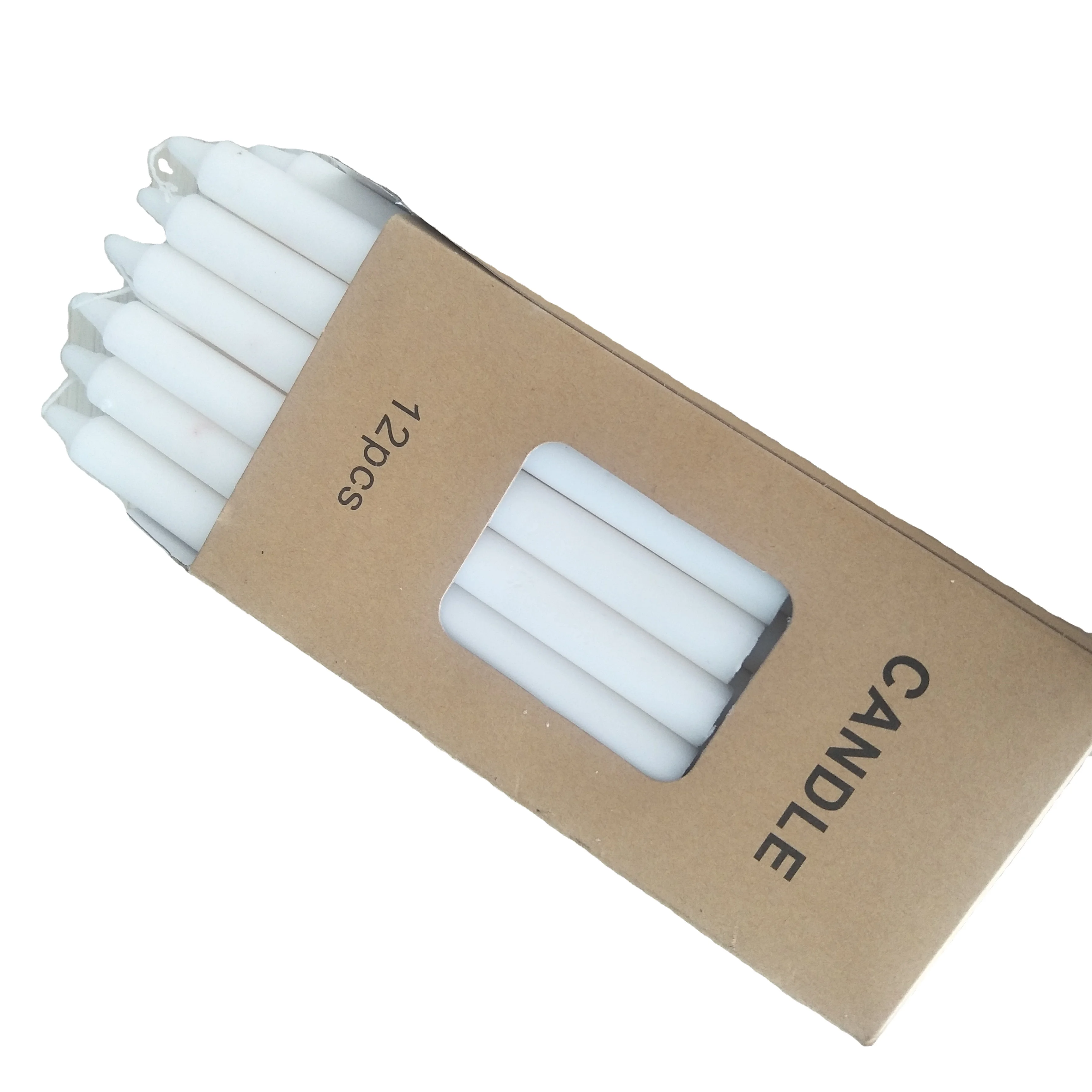 Long Burning Stick Utility White Dinner Candle - Aoyin