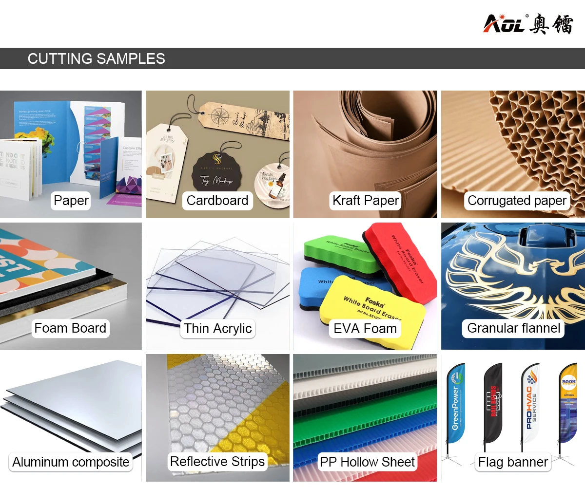 AOL Foam Board Creasing Flatbed Table - Automatic Cutting