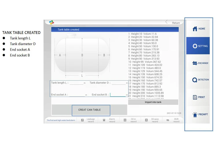 Automatic Tank Gauging System ATG Magnetostrictive Probe Fuel Oil Level ...