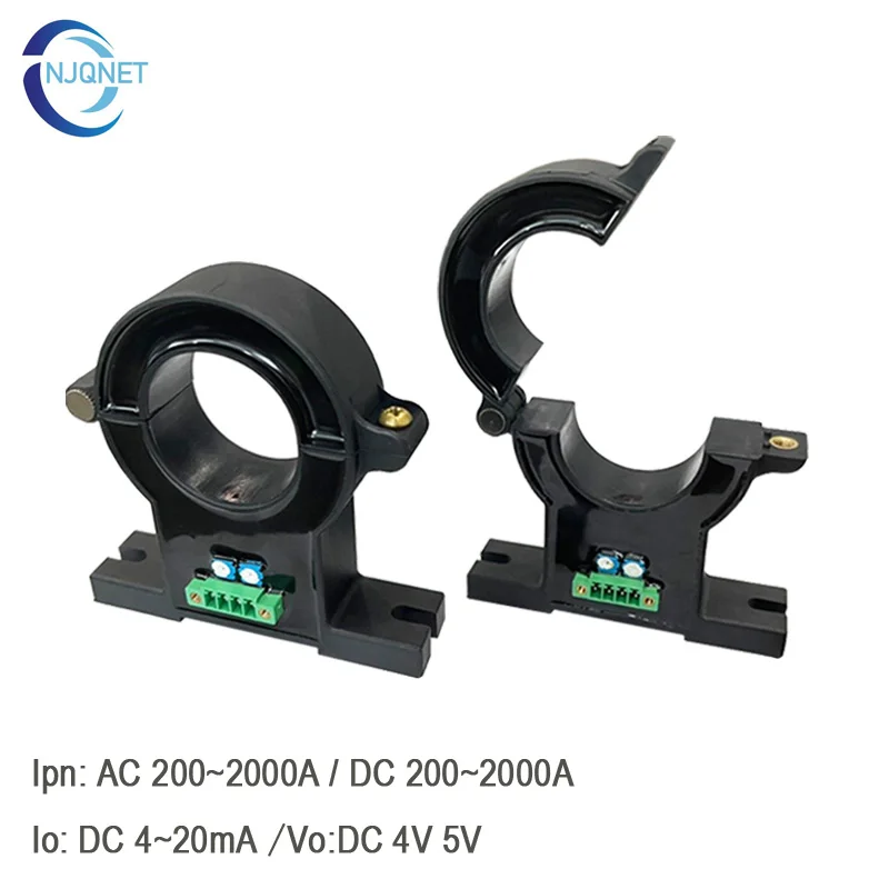 Hall Effect Current Transducer Qndbk1-40 Input Ac Dc 500a 600a 800a 1000a1500a 2000a / Dc4v 5v 4 ...