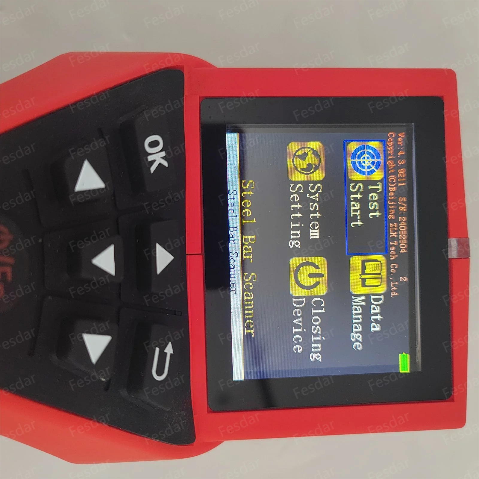 FESDAR-8S Integrated Rebar Detector Scanner Locator Wall Scanner ...