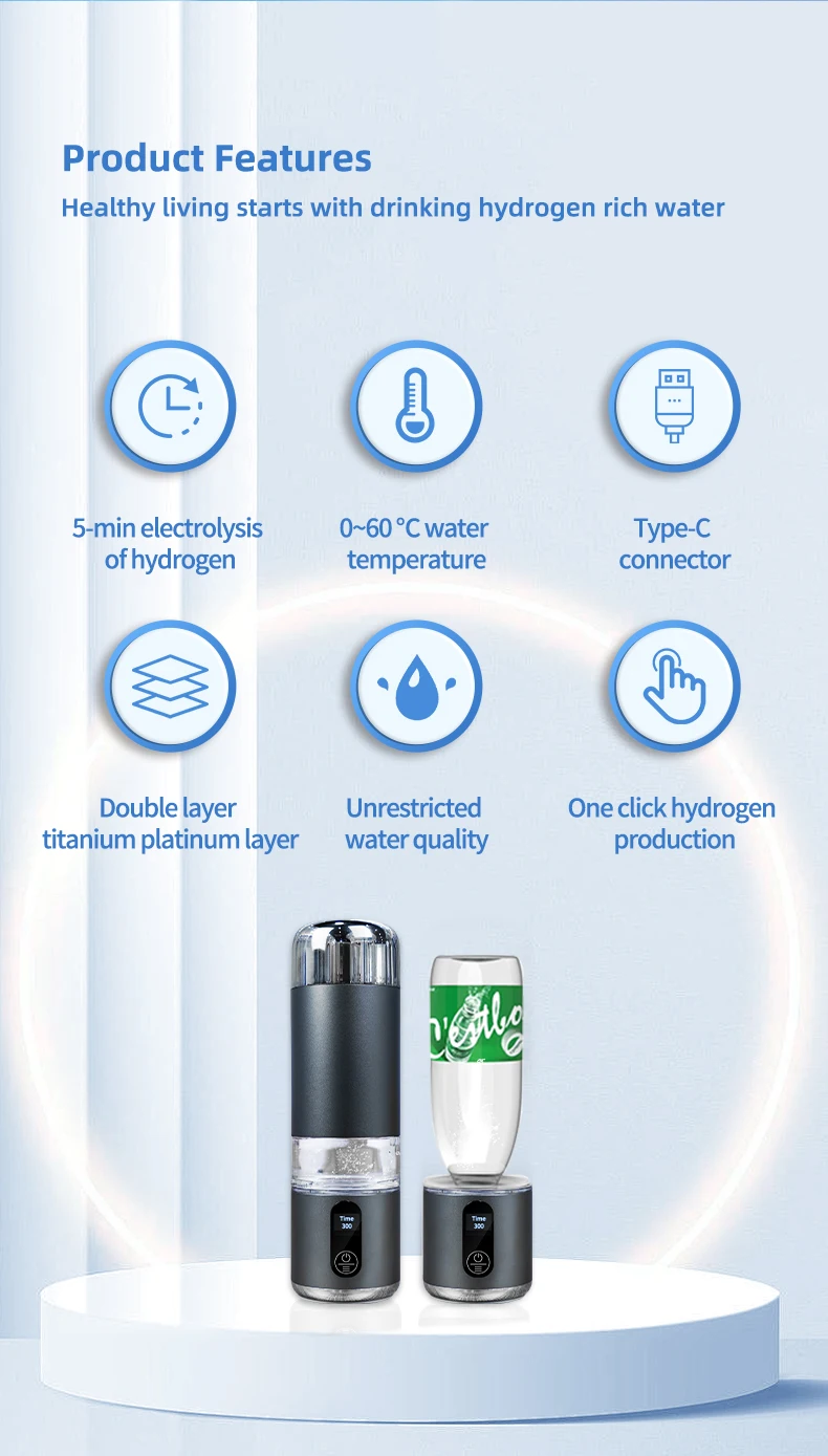 Hydrogen Water Generators - Pureflow Hydrogen Bottle