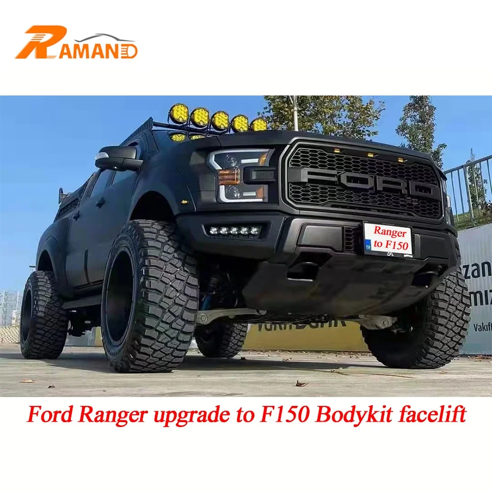 Factory Body Kit For Px Ranger T6 T7 T8 Upgrade To Ford F150 Raptor ...