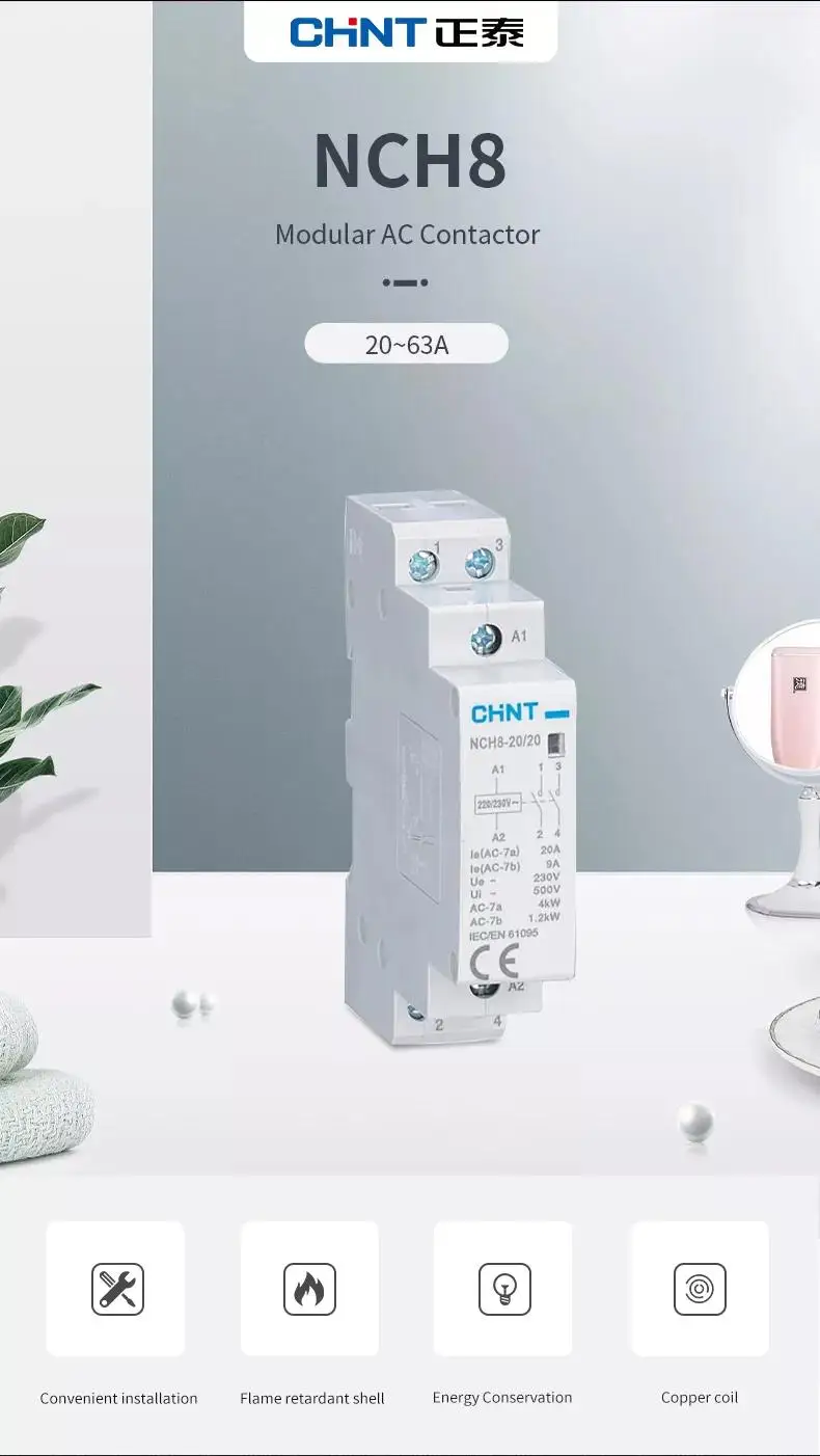 CHINT Contactor NCH8 - Reliable AC Control Solutions