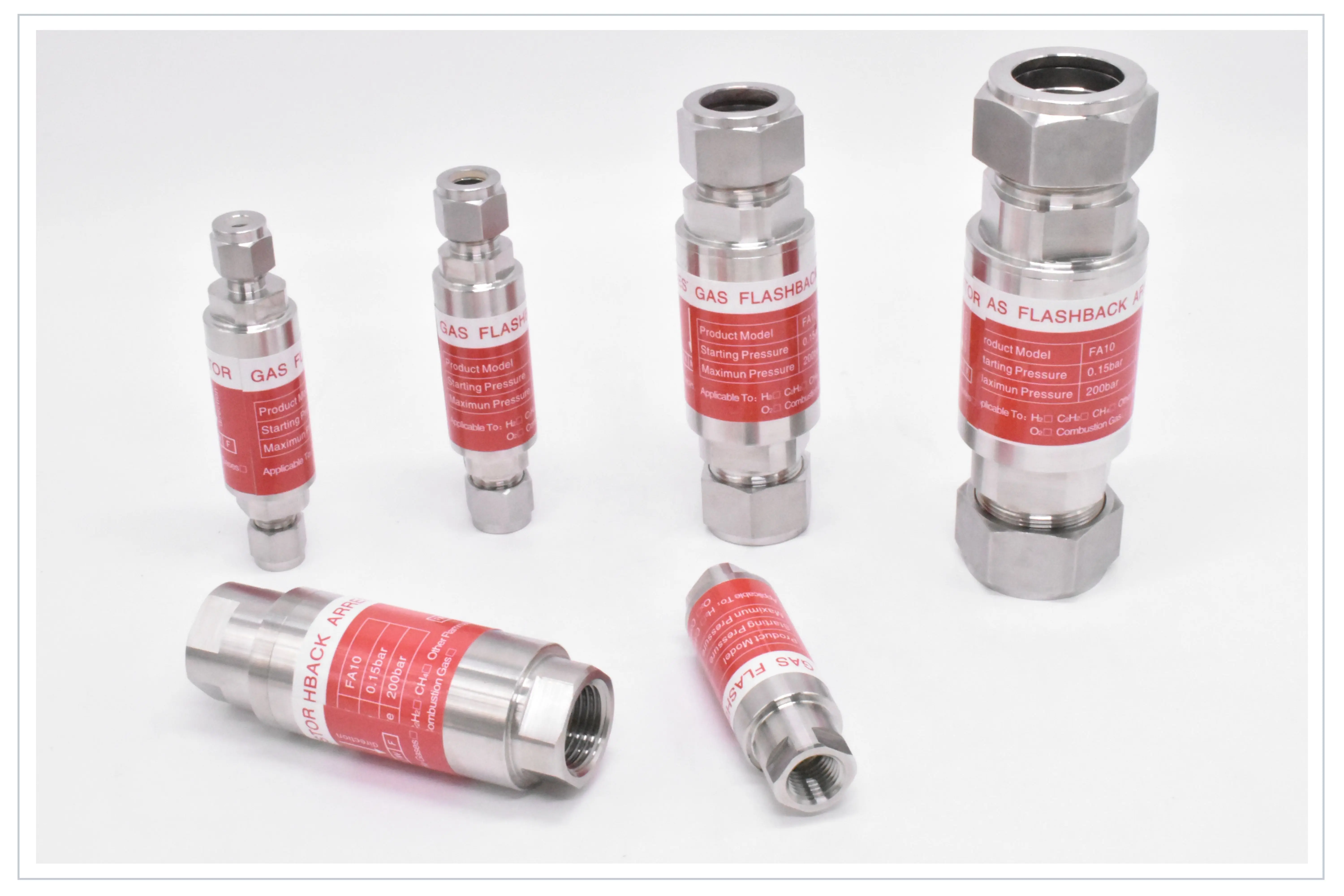 316L Stainless Steel Ferrule Gas Pipeline Flame Arrester