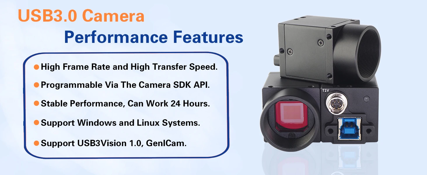 HUATENG VISON 1.3MP Global Shutter Camera - 211fps USB3.0