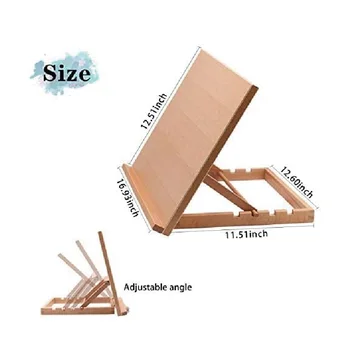 Wooden Adjustable Desk Easel Stand - Buy Desk Easel Stand,Wood Easel ...