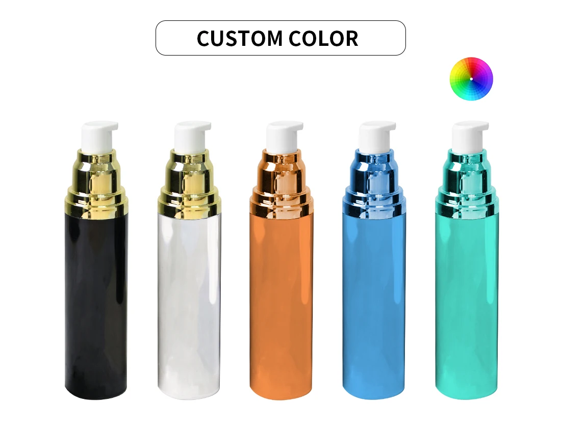 2024 As 50ml Black Plastic Chamber Airless Pump Airless Bottle ...