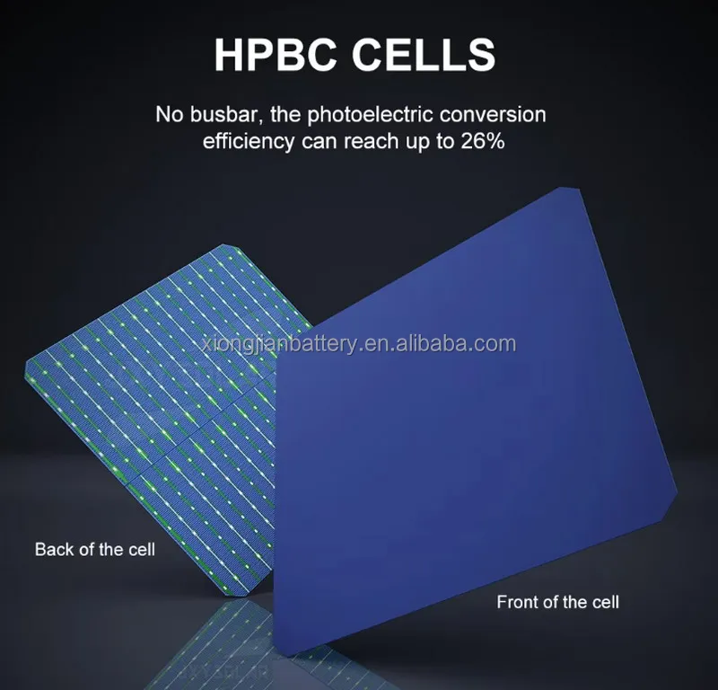 High Efficiency 25.6% Sunpower Solar Cell Maxeon Gen 3 125*125 mm ...