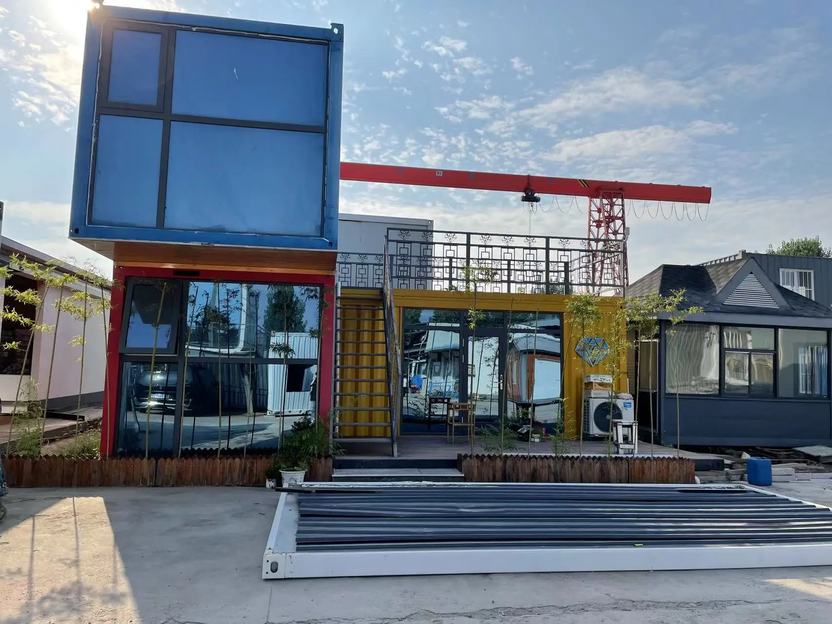 Modern Prefab Villa Light Steel Structure Modular Homes Prefabricated ...