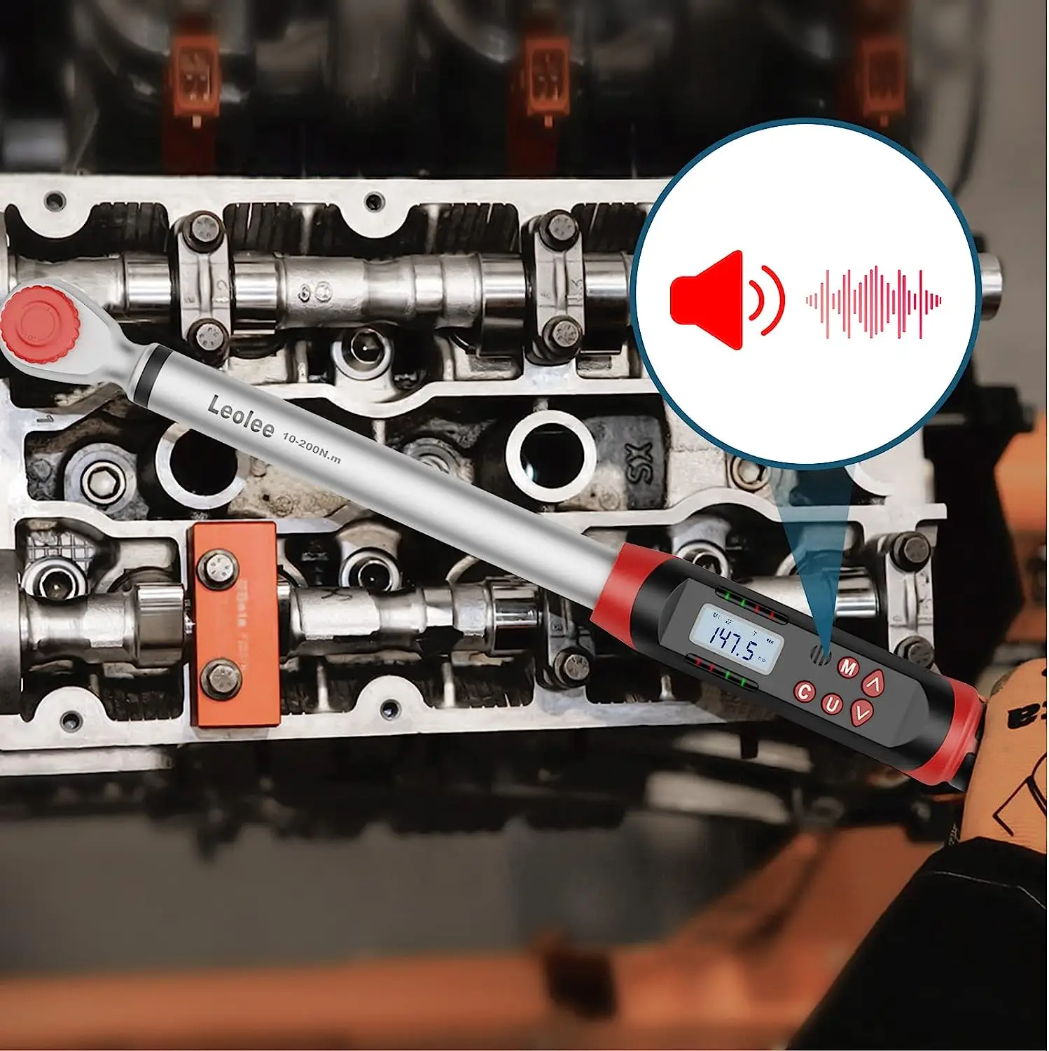 Digital Torque Wrench Ratchet Spanner Auto Repair Tool Torque Wrench ...