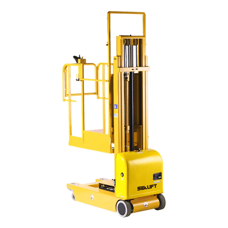 200kg Portable Powered Semi-electric Order Picker Stock Automatic ...