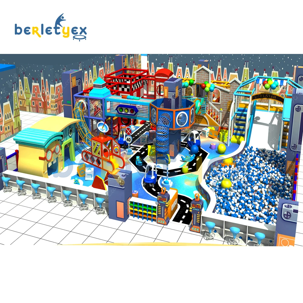 Berletex Indoor Playgrounds for Kids Children's Amusement Park with ...