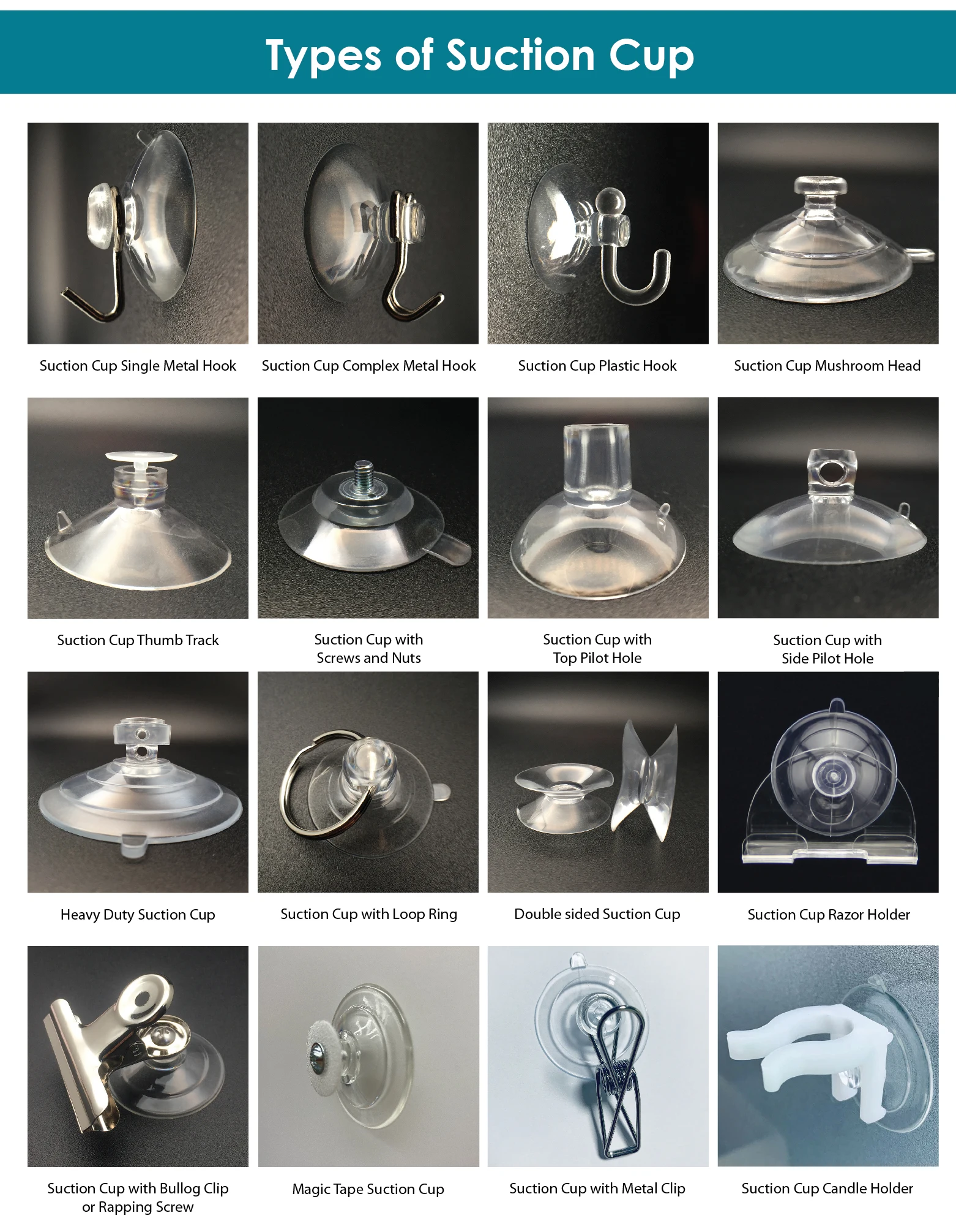 Hot Sale Free Sample Manufacture 35mm Suction Cup With 4.0mm Screw and ...