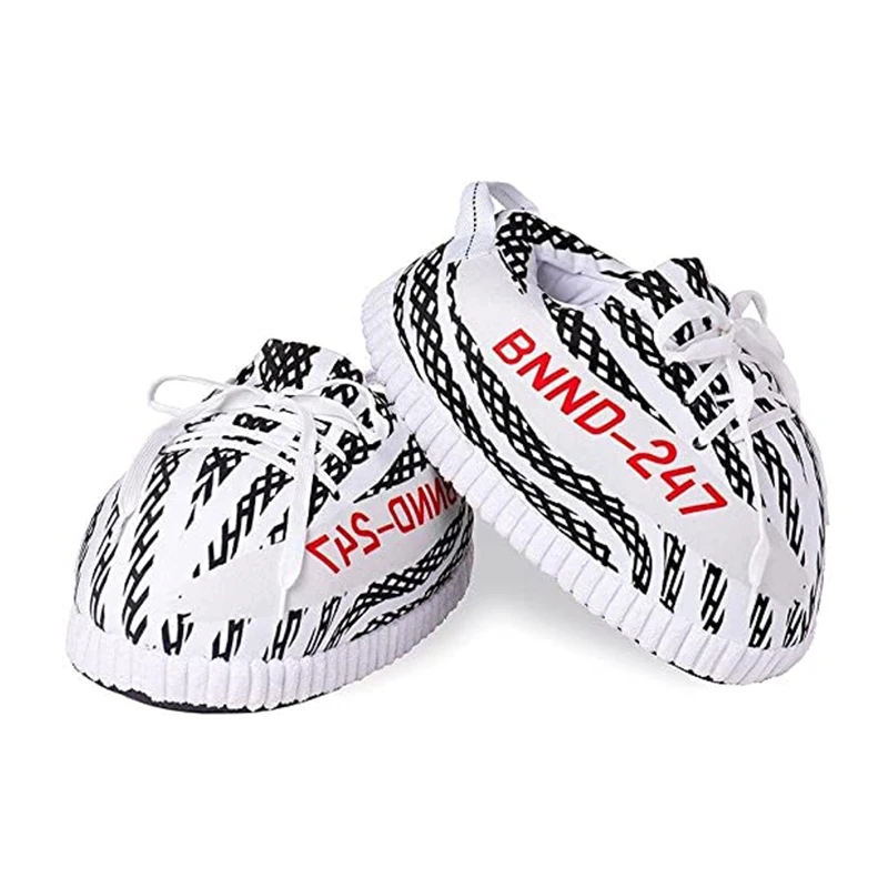Aj Yzy Indoor Plush Slippers Shoes For Women Banned Slippers Plush ...