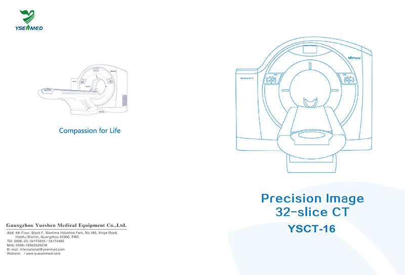 Ysenmed Ysct-16 Precision Image 32-slice Ct Scan Machine Medical Ct ...