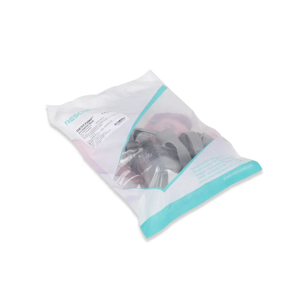 Mask Cpap Bipap Silicone Cushion Nasal Mask With Headstrap Respiratory ...