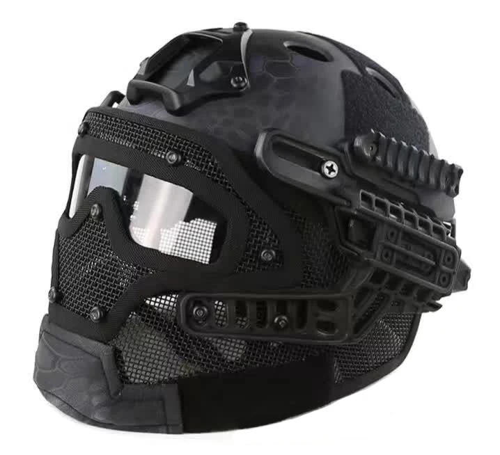 Tactical Fast Helmet With Full Face Mask Shield - Oem | Wholesale