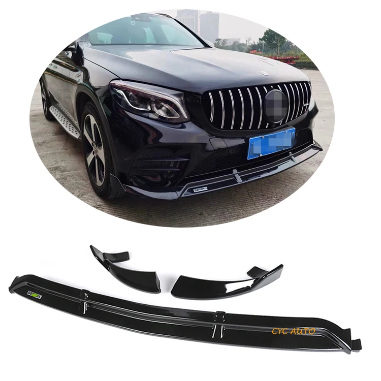 Auto Parts X253 Facelift Front Lip for Mercedes Benz GLC Front Splitter ...