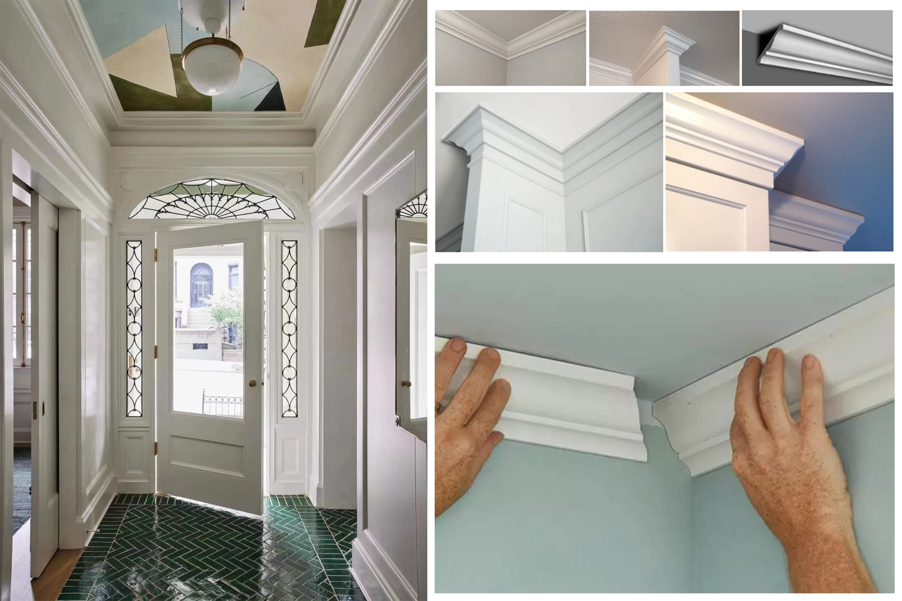 Wood White And Gold Mouldings For Walls - Buy For Decorative Ceiling ...