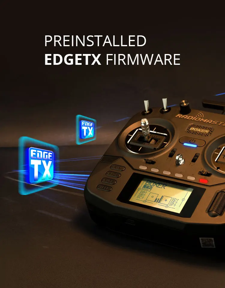 Radiomaster Boxer 2.4g V4.0 16ch Hall Gimbals Transmitter Remote ...