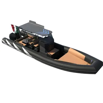 25ft Rib760 High Speed 15 People Aluminum Hull Pvc/hypalon Rib Boat ...