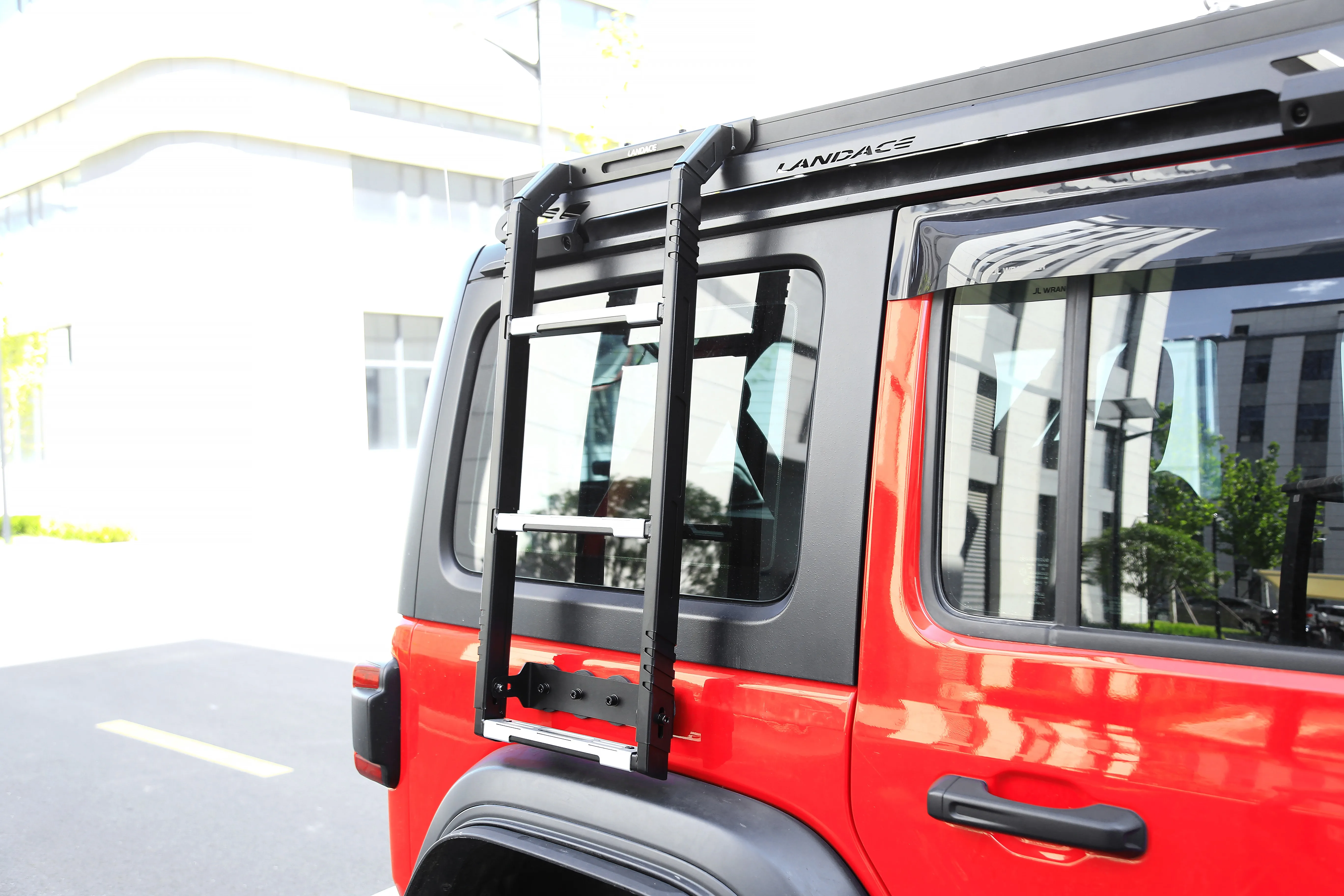 Jeep Wrangler JL Side Ladder - Durable Stainless Steel Rack