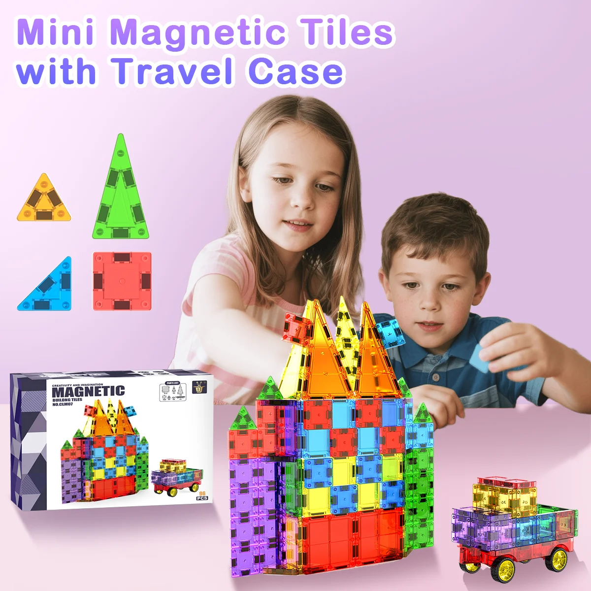 32PCS Mini Magnetic Building Blocks - STEM Educational Toys