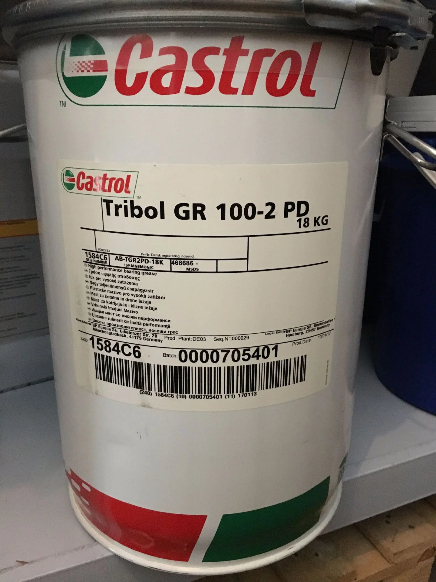 18kg Tribol Gr 100-1 Pd Machine Maintenance Long-lasting Grease Pd1 Industrial Oils - Buy Grease ...