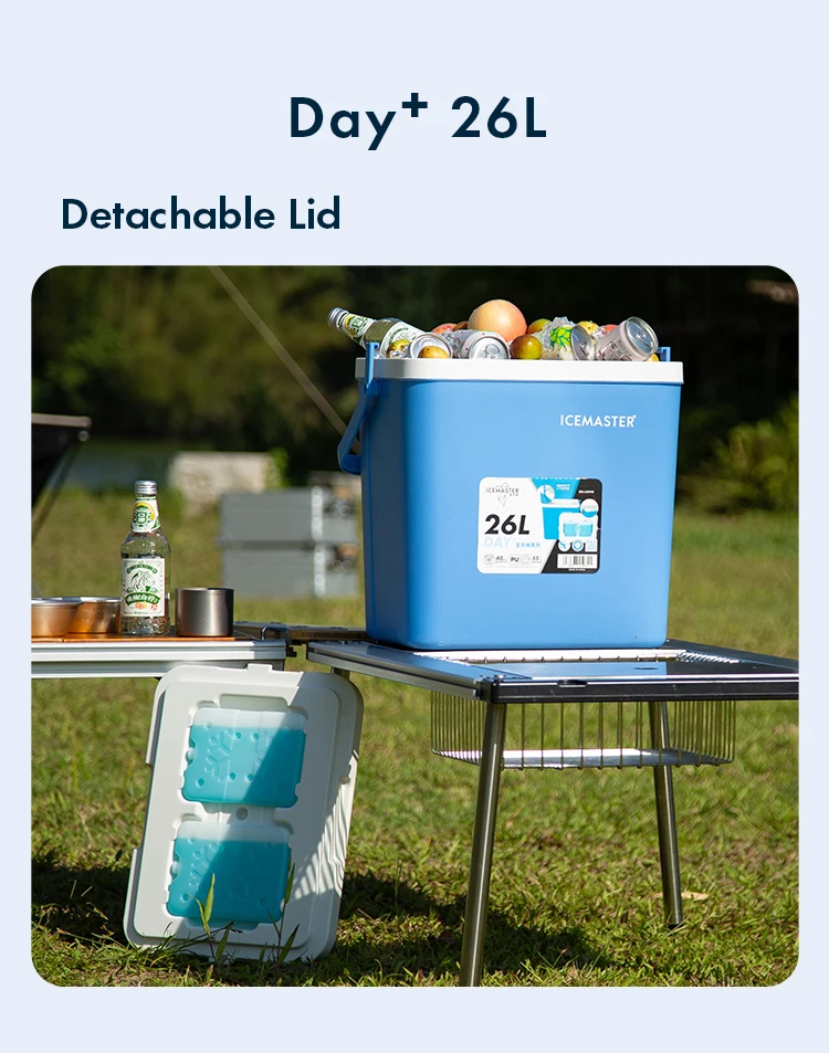 Portable 26L Ice Cooler Box with Long-Lasting Cooling Performance ...