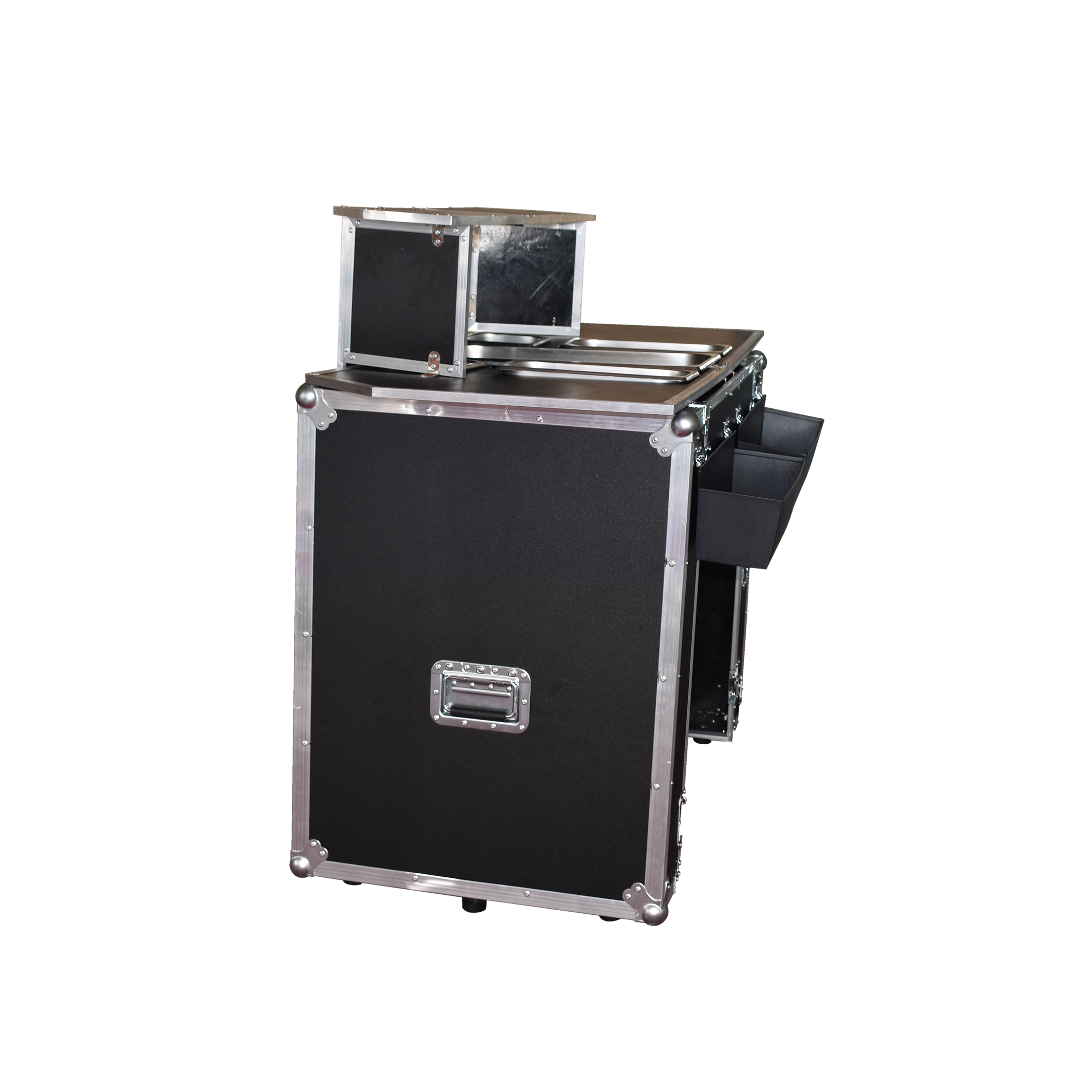Mobile Bar Flight Case - Tool Box Storage for Assembly Bar