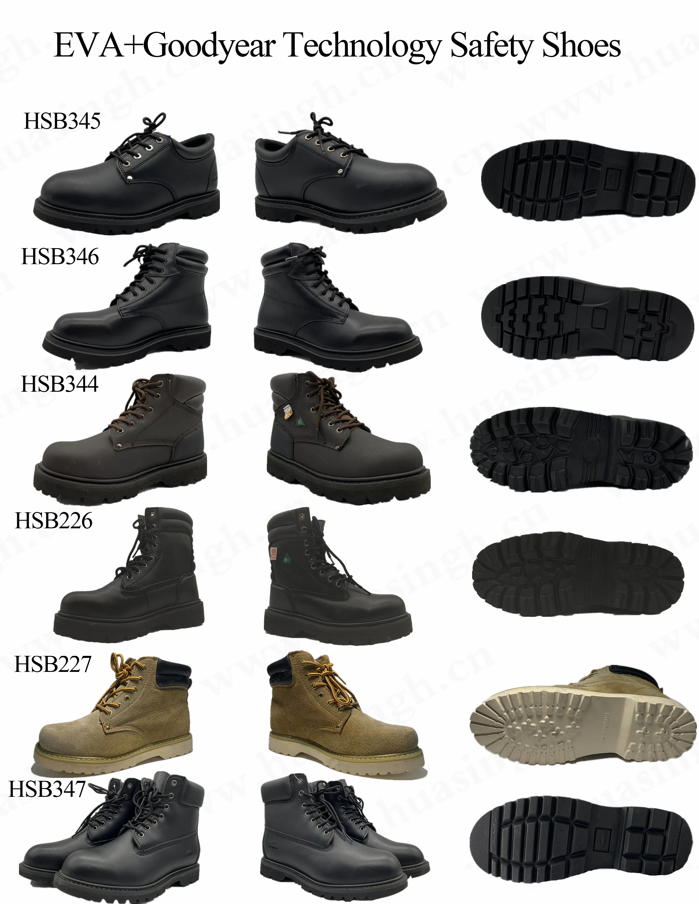 Ywq,Top-end Anti-corrosion Eva+goodyear Rubber Sole Work Boots Heavy ...