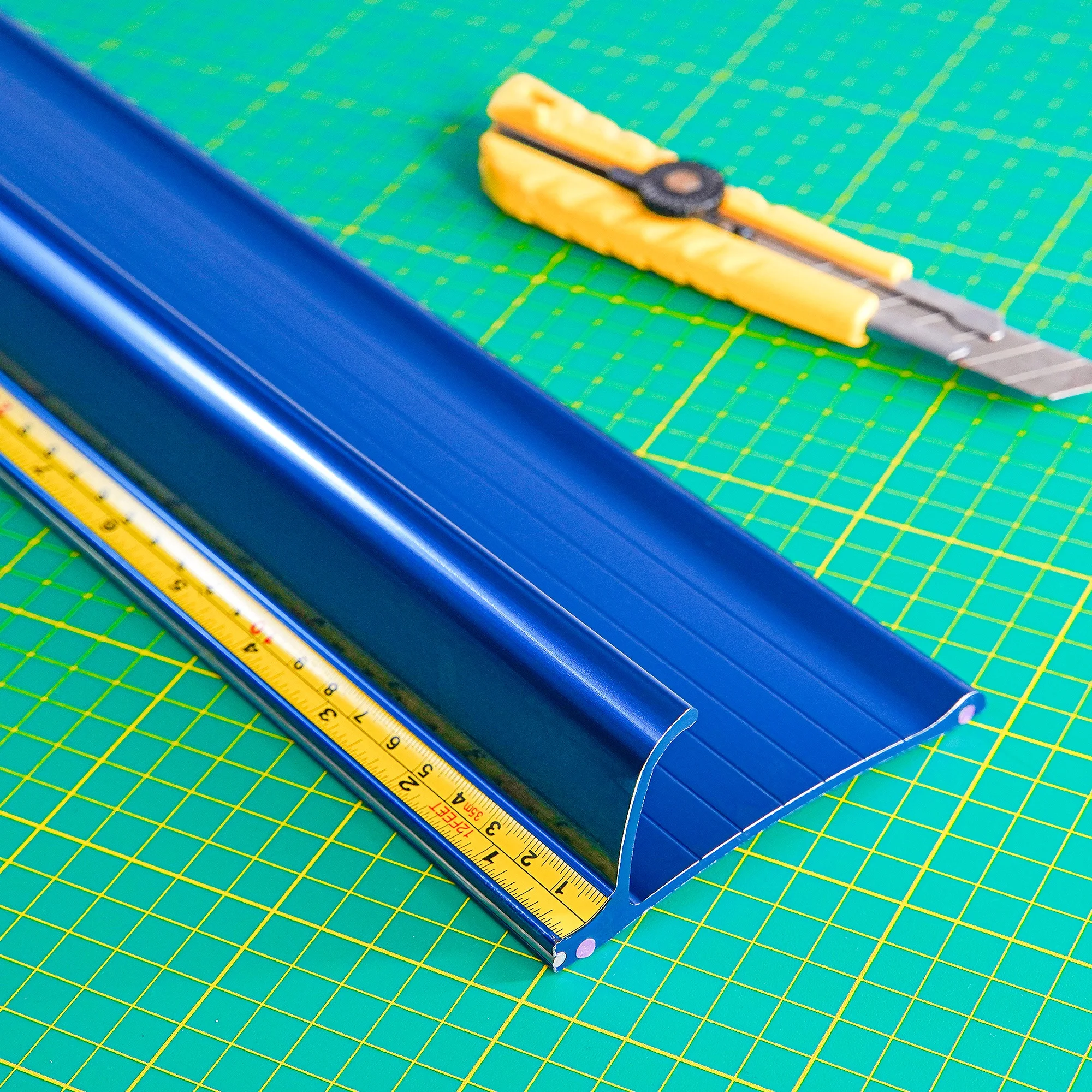 Aluminum Wider Safety Cutting Ruler for Advertising Materials