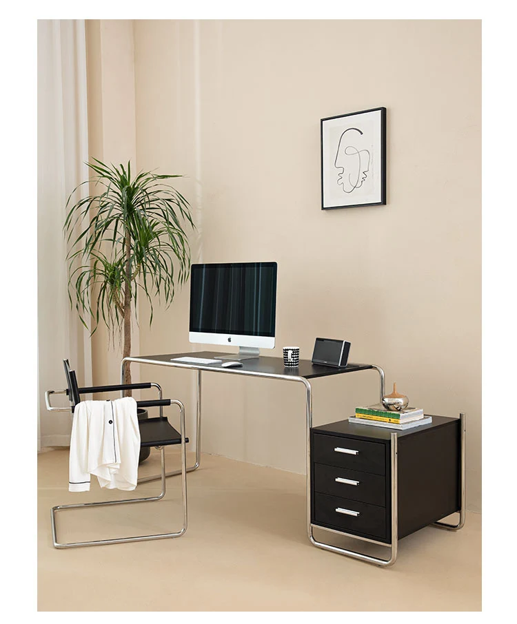 Modern Desk Minimalist Style Computer Desk Studio Medieval Single ...